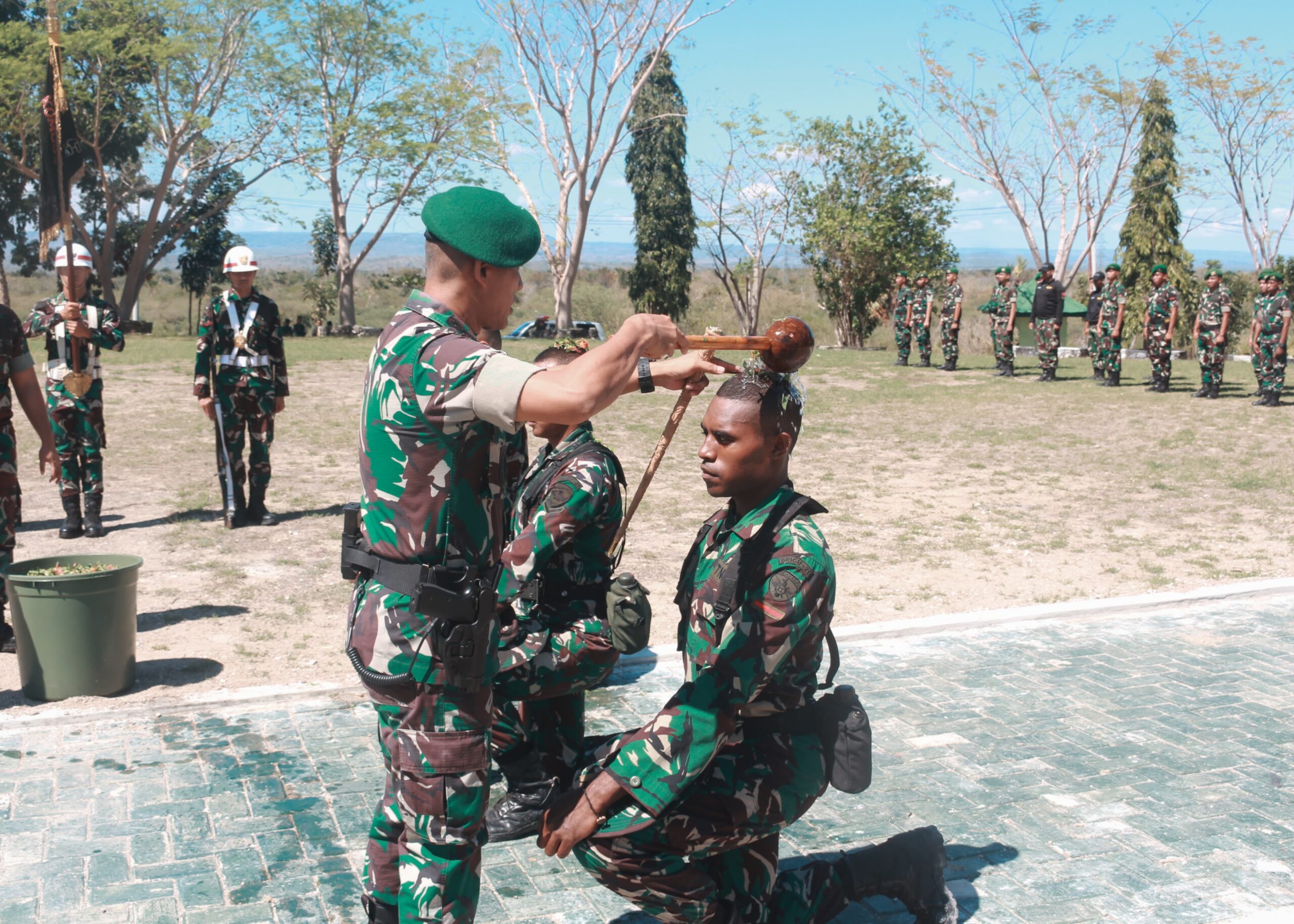 Penerimaan Dan Tradisi Warga Baru Brigif 21/Komodo - Cendana News Indonesia